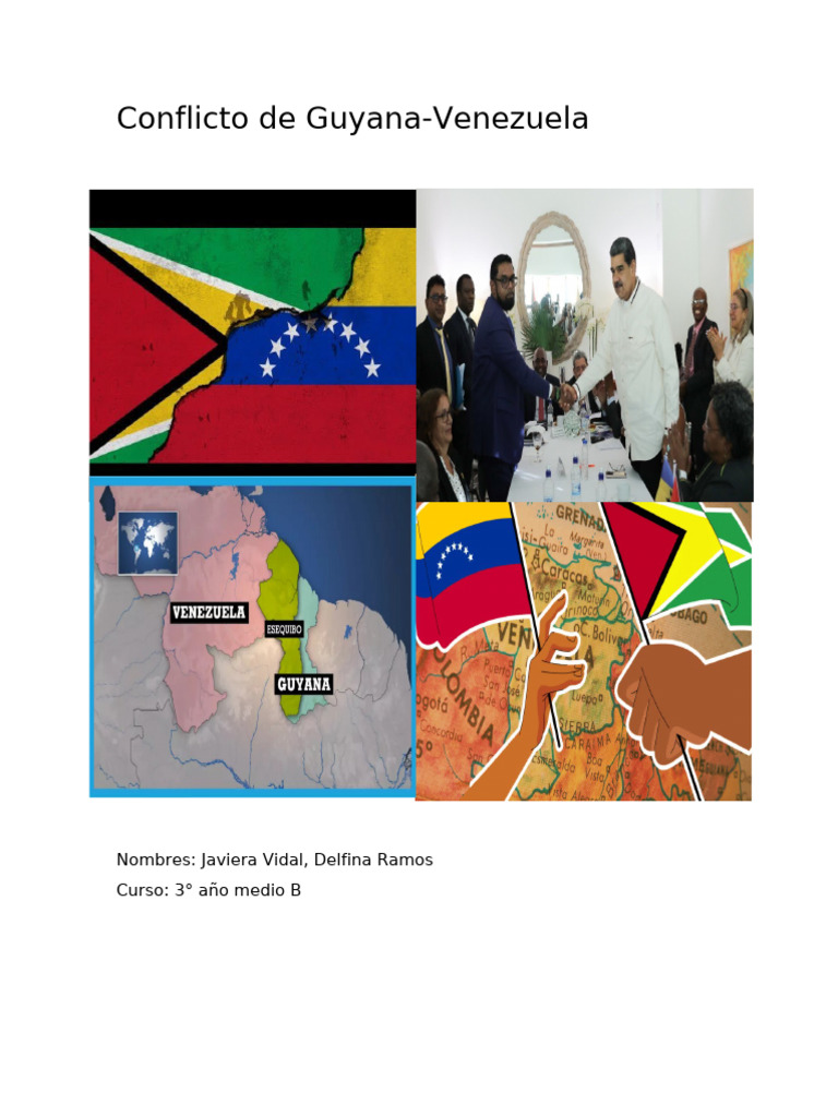 Conflicto de Guyana Javiera y Delfina | PDF | Guayana | Venezuela