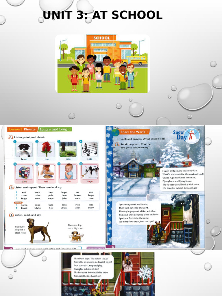 Unit 2. at School3 | PDF