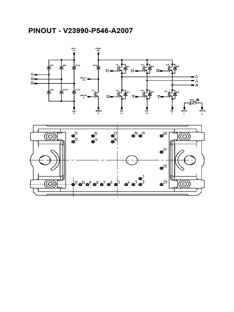Pinout - V23990-P546-A2007 | PDF