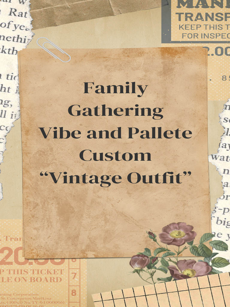 Outfit Family Gathering | PDF