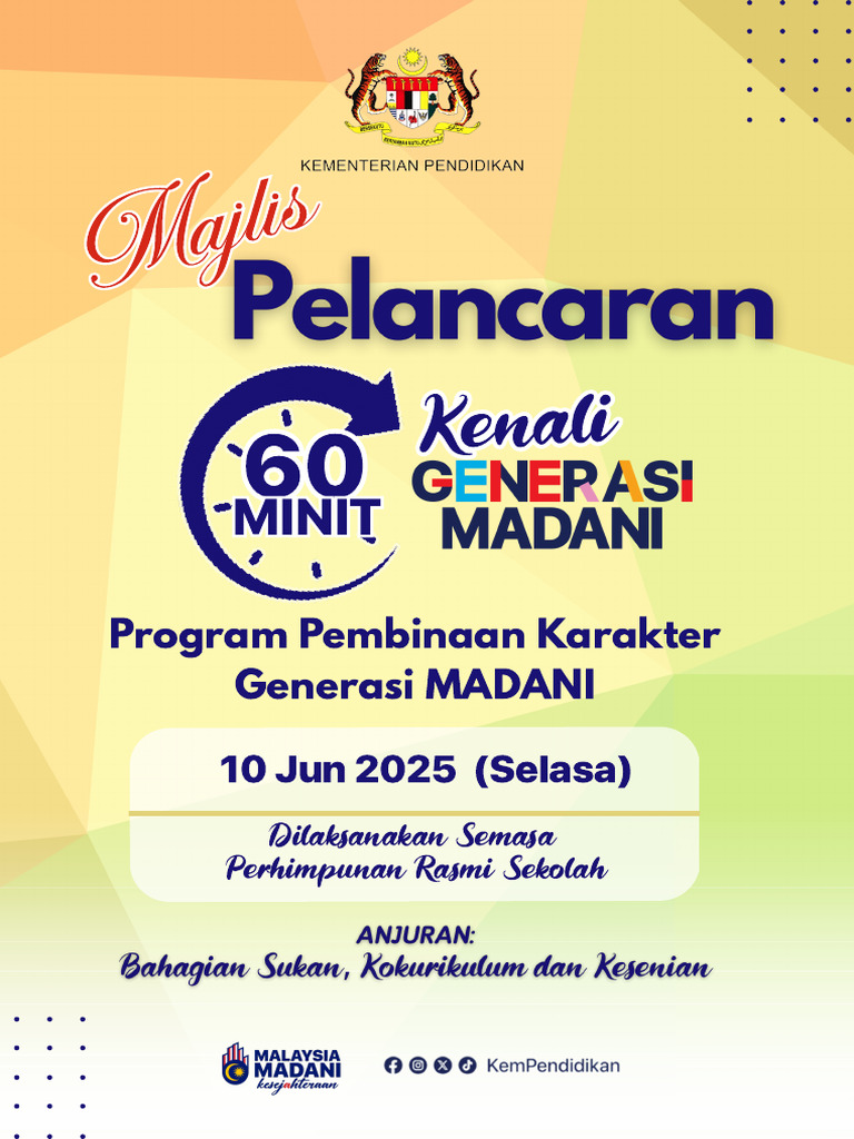 Poster 60 Minit Kenali GM (A4) | PDF