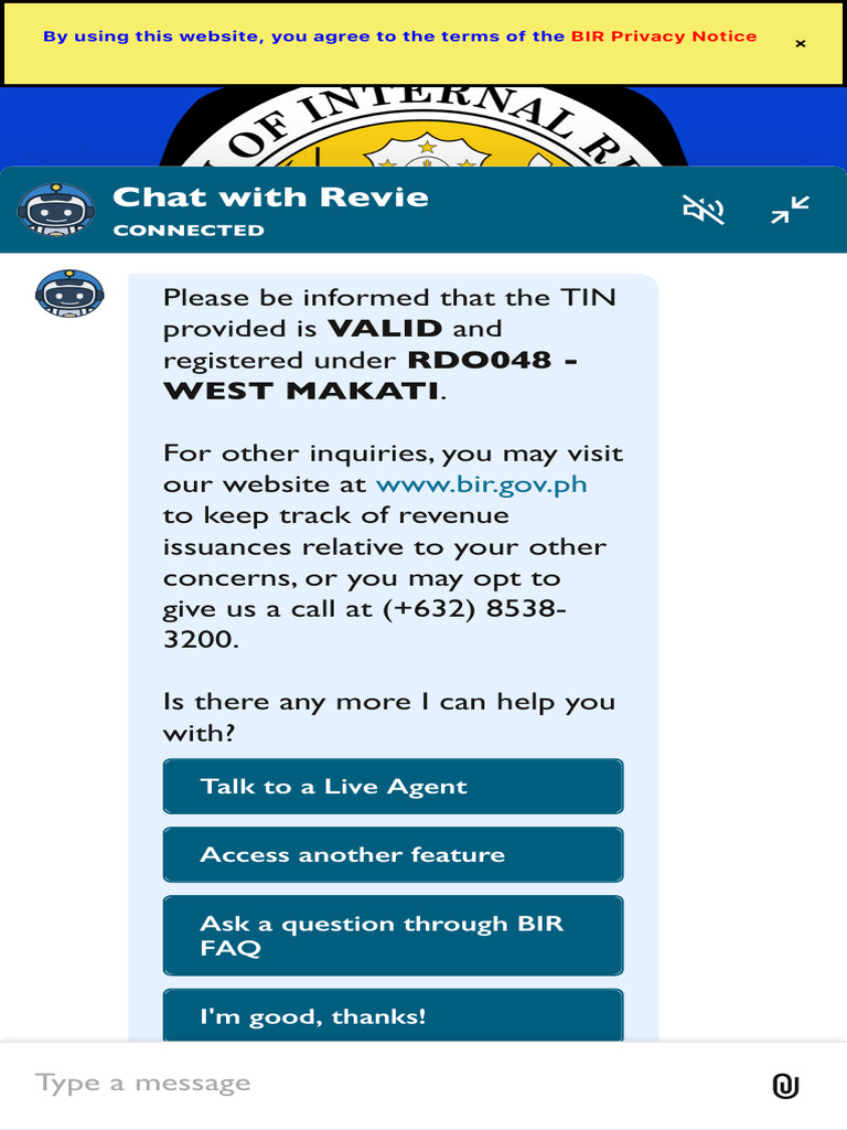 BIR Home - Bureau of Internal Revenue | PDF