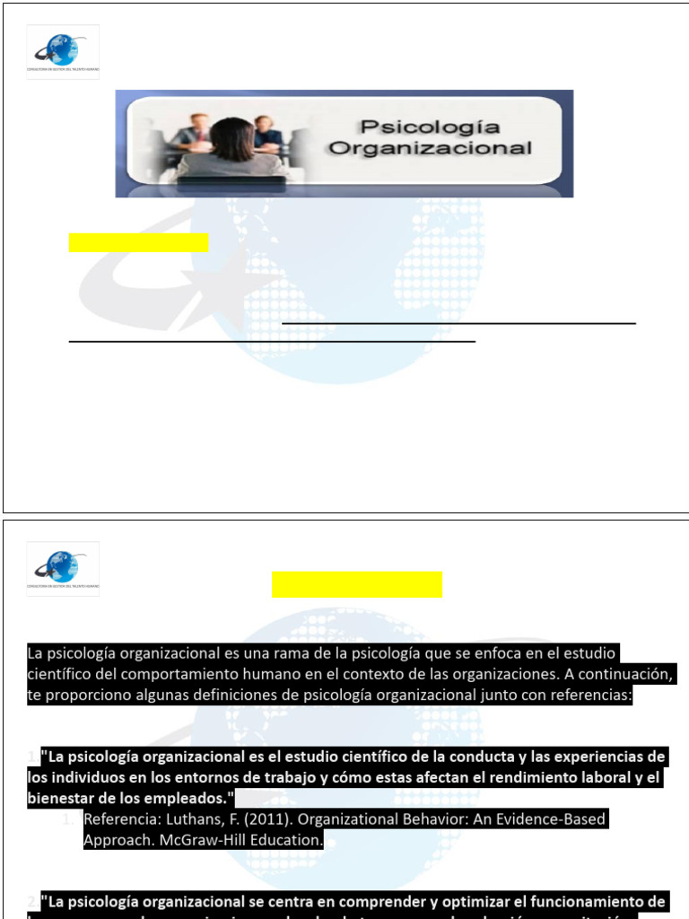 UNIDAD 1 - Orga - Merged | PDF | Inteligencia emocional | Gestión del talento