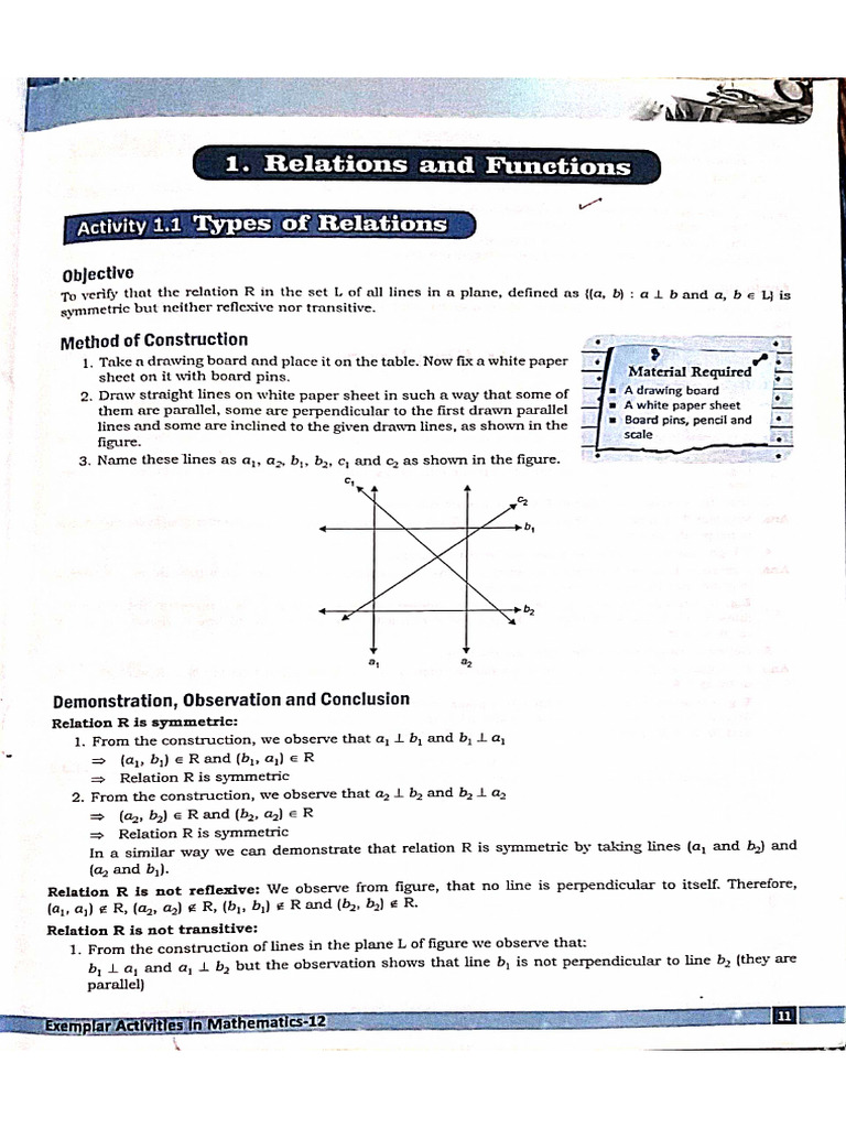 Activity 1 (Class 12) | PDF