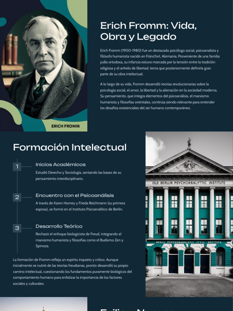 S2 Erich Fromm Vida Obra y Legado | PDF | Erich Fromm | Amor