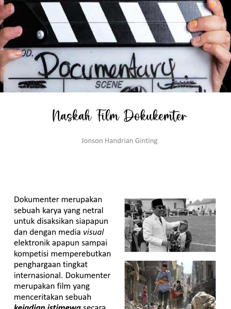 Naskah Film Dokumenter | PDF