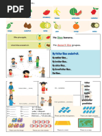 Like and Dislike Exercises Worksheet | PDF