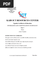 s3 Ict End of Term One 2023 | PDF | Computer File | Information Technology