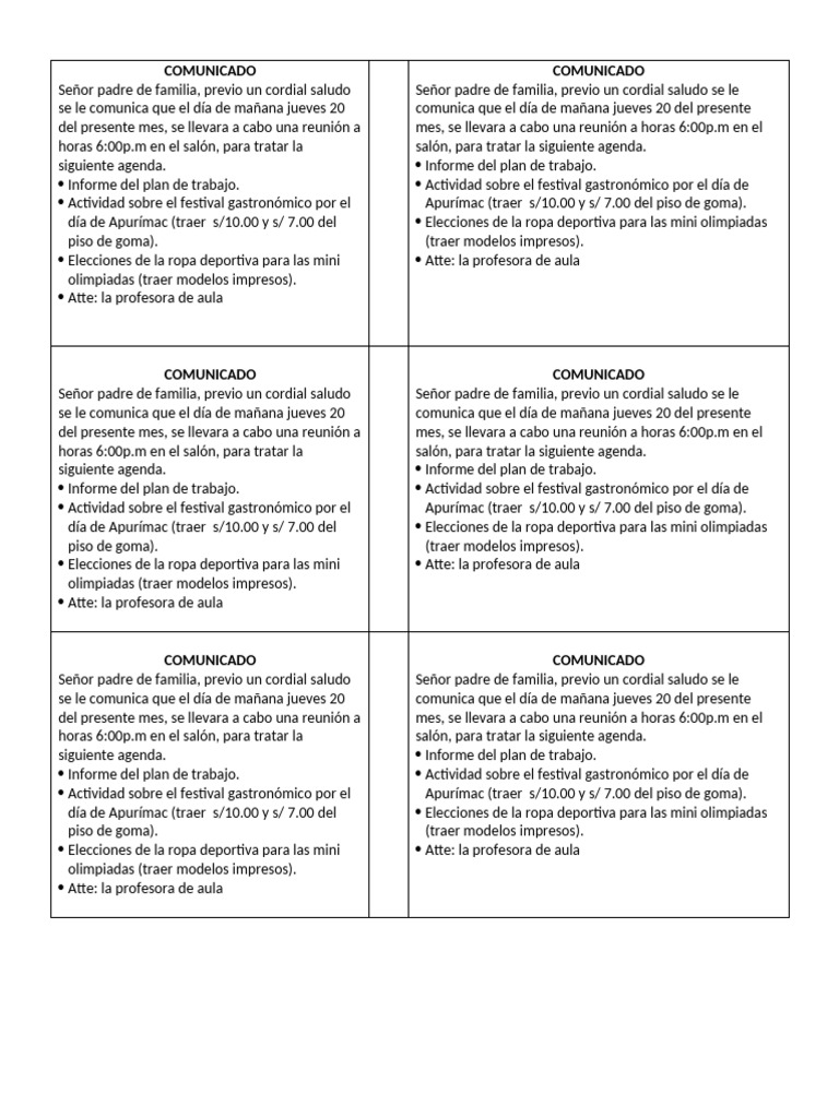 Comunicad1 Sandy | PDF