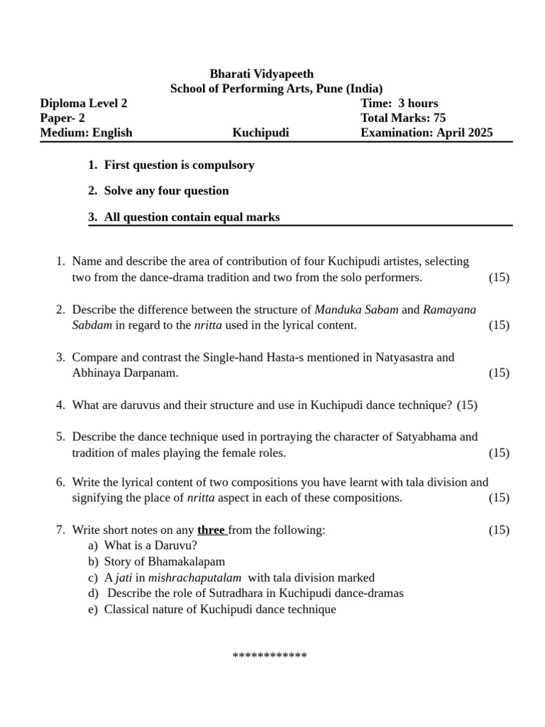 Diploma 2 - Paper 2 | PDF