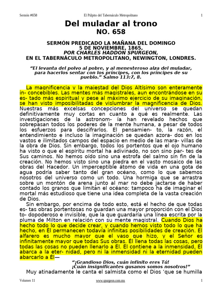 Del Muladar Al Trono Word | PDF | Pecado | Cristo (título)