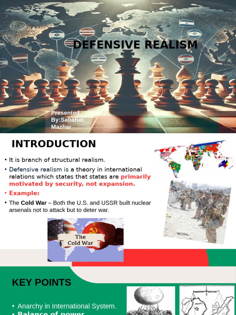 DEFENSIVE REALISM Presentation | PDF