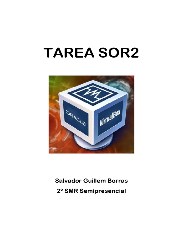 Guillem Borras Salvador SOR02 Tarea | PDF | Directorio Activo | Ciencias de la Computación
