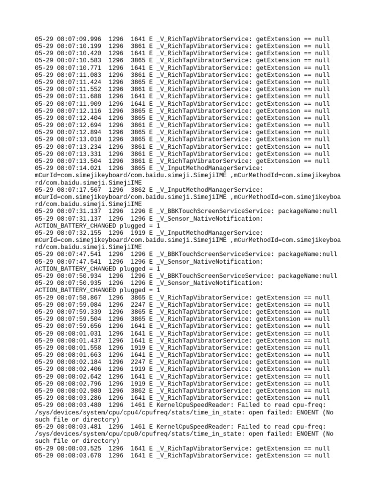 Log | PDF | System Software | Computing