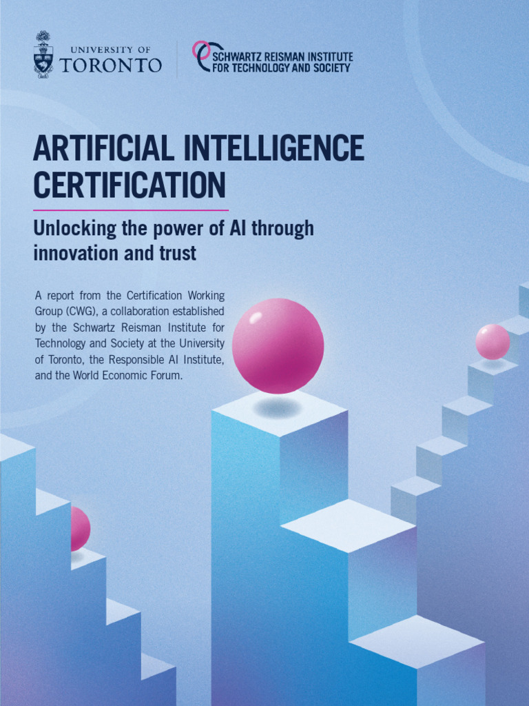 AI Certification Working Group Report 2024 | PDF | Artificial ...