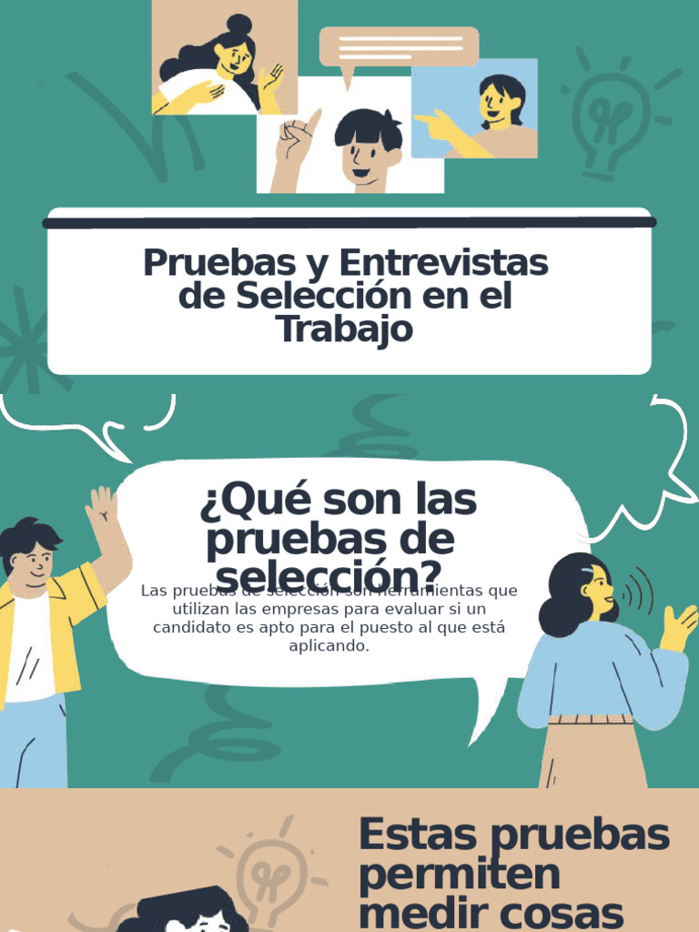 Presentación Para Lengua Sobre Entrevistas en Azul Verdoso y Amarillo ...