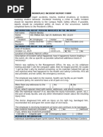 DDD Initial Incident Report Form | PDF | Crime & Violence | Crime Thriller