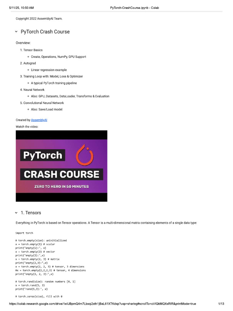 Py Torch | PDF