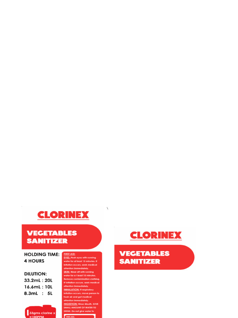 Clorinex | PDF