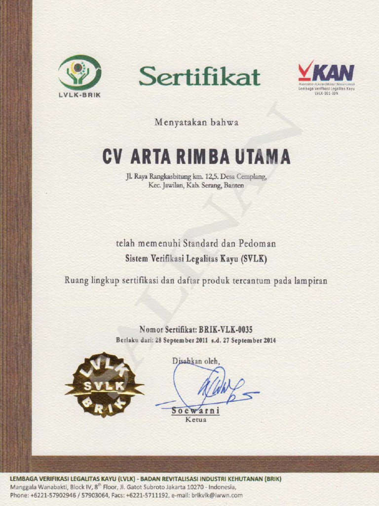 35-Cv Arta Rimba Utama-Web | PDF