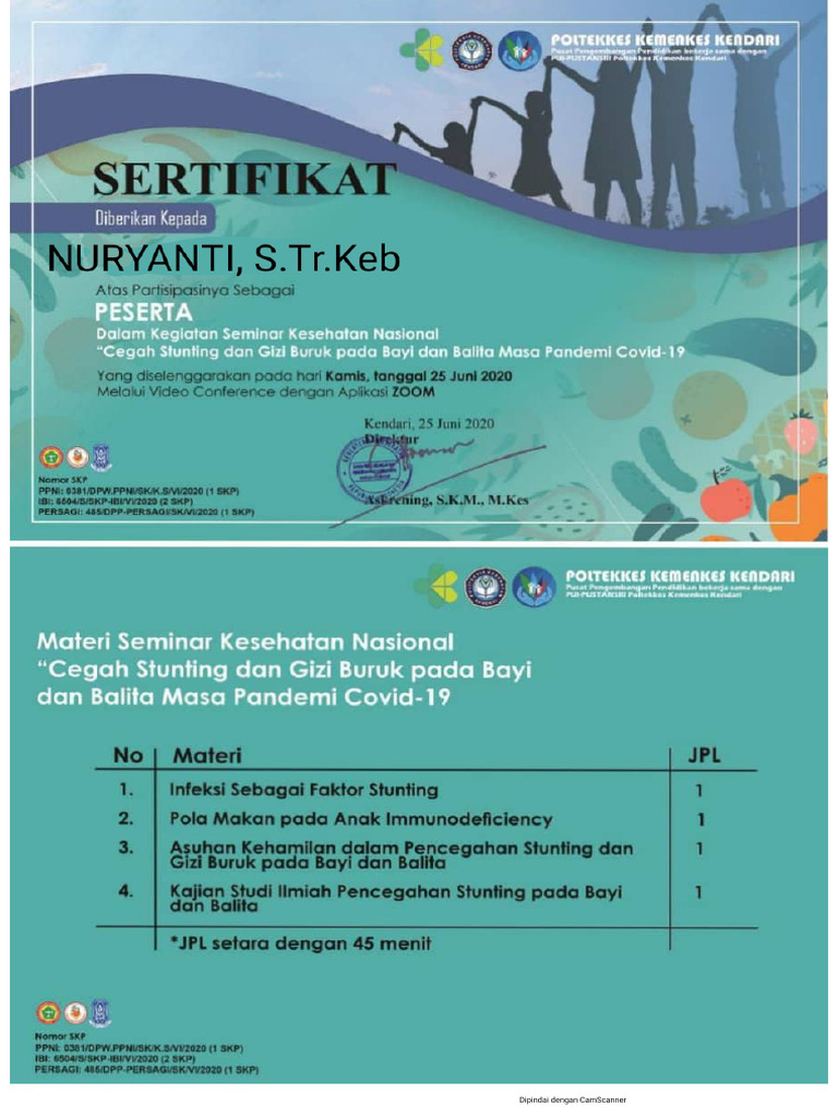 Webinar 2 SKP Bidan | PDF