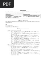 Tmua Logic and Proof Notes | PDF