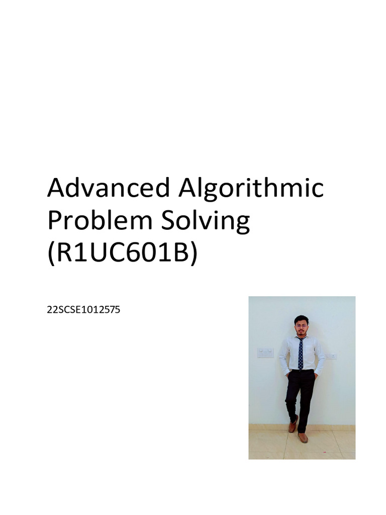 Rajat Sachan 22scse1012575 Dsa Mte Assignment | PDF | Pointer (Computer Programming) | Applied ...