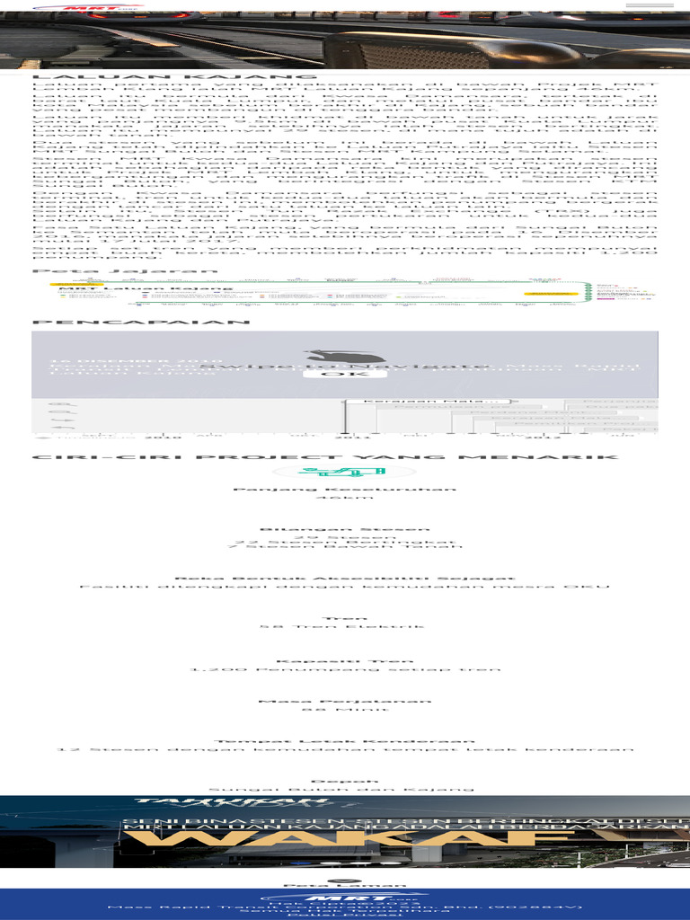 Laluan Kajang - MRT Corp | PDF