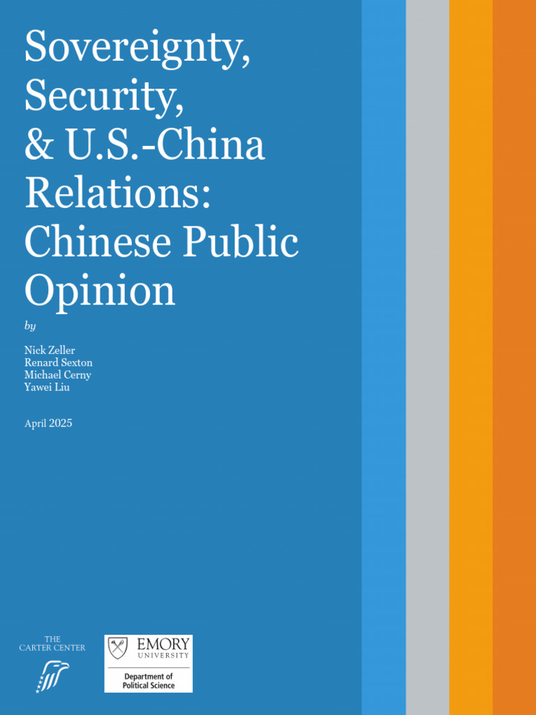 Week 9 READING 2 Sovereignty Security & U.S.-china Relations - Chinese ...
