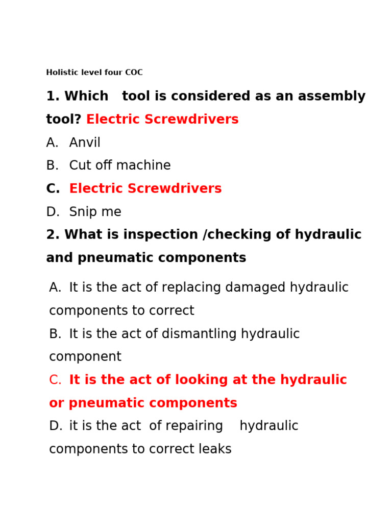 Recent Coc Quation Level IV | PDF | Soldering | Welding