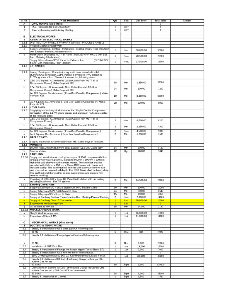IGL Bawal Pipe Line Work7 | PDF | Electrical Wiring | Electricity