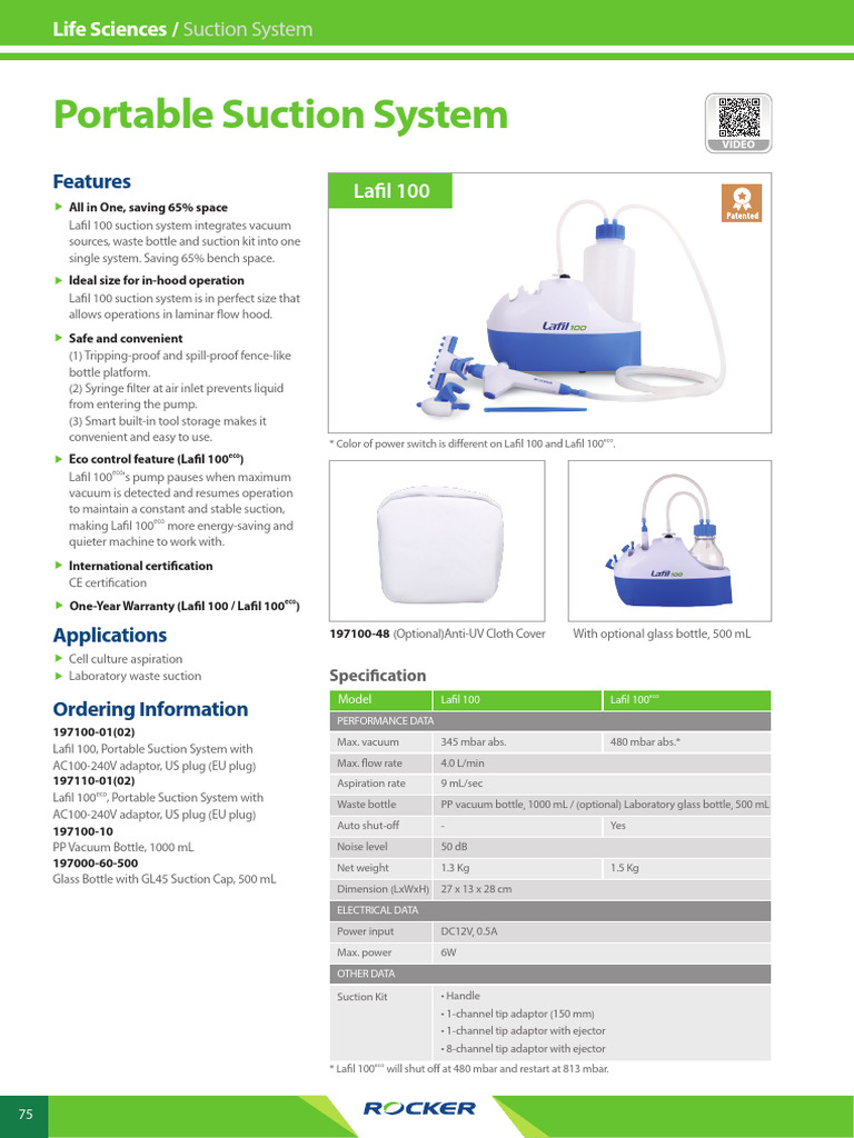 Bomba de Succión Ficha Tecnica | PDF | Pump | Vacuum