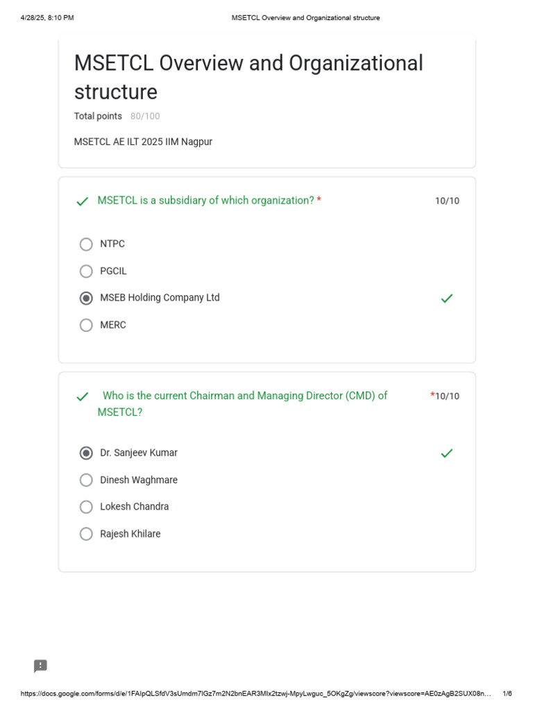 MSETCL Overview and Organizational Structure | PDF | Electrical Grid ...
