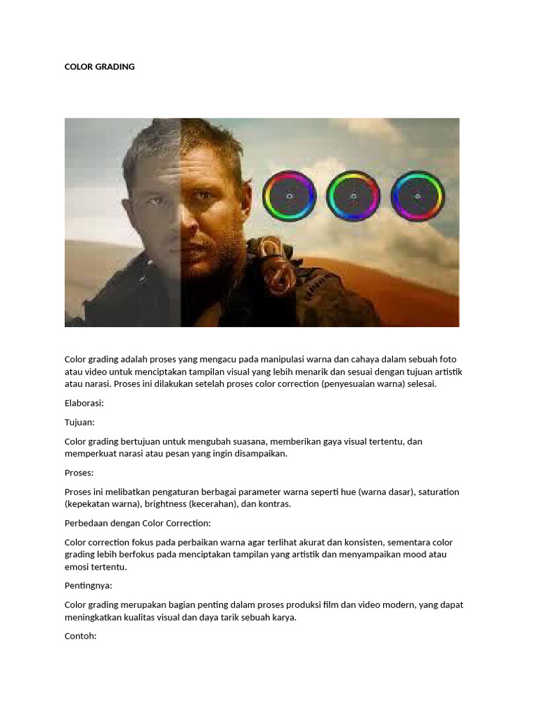 Color Grading | PDF