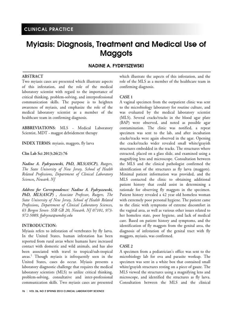76 Full | PDF | Fly | Medicine