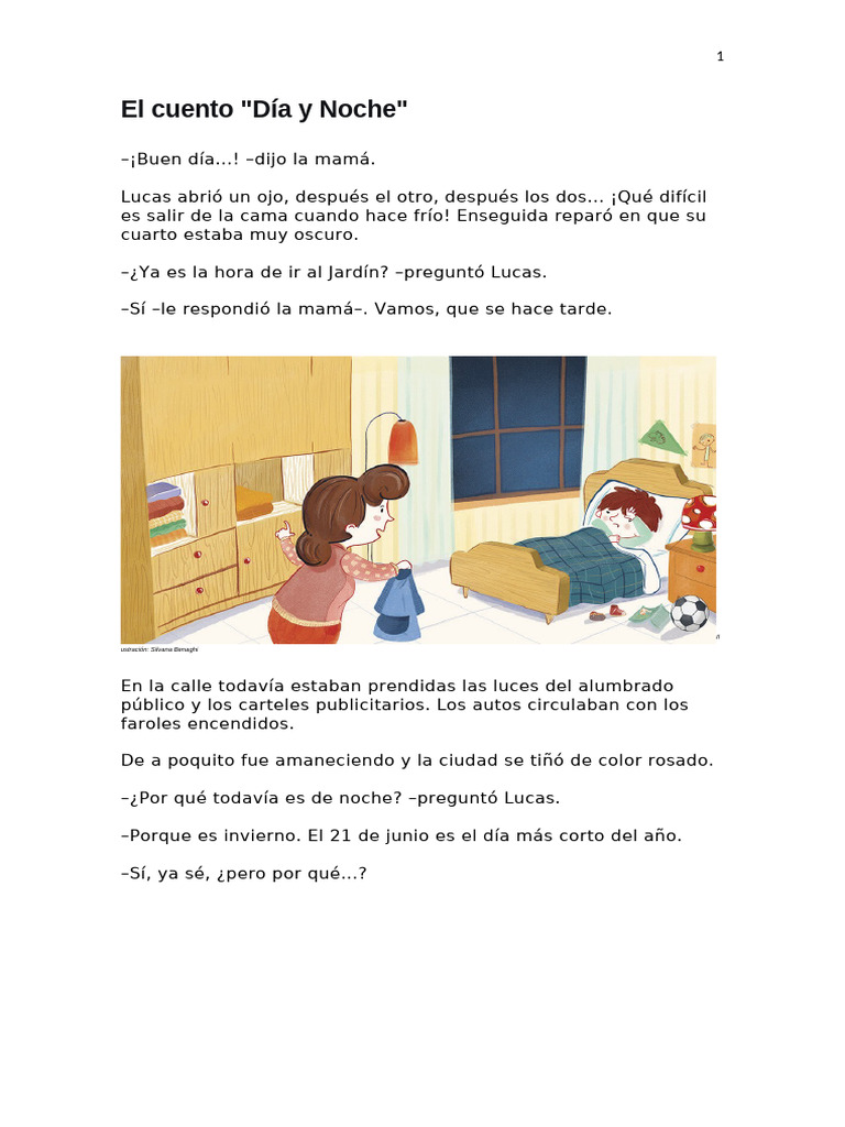 El Cuento El Dia y La Noche | PDF