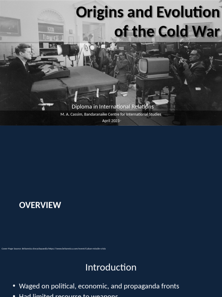 Diploma Cold War Handout 20230616112330 | PDF | Cuban Missile Crisis ...