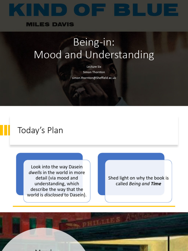 Lecture 9 Slides Mood Understanding | PDF | Being And Time ...