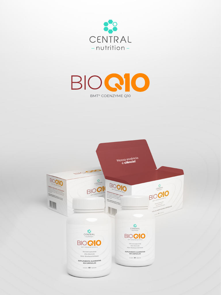 Coenzima Q10: Alta Absorção e Biodisponibilidade | PDF | Corpo humano ...