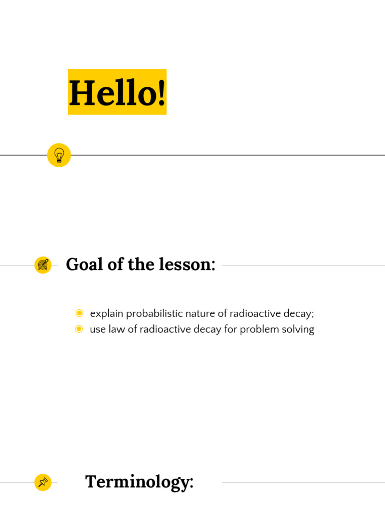6 Radioactive Decay and Half-Life | PDF