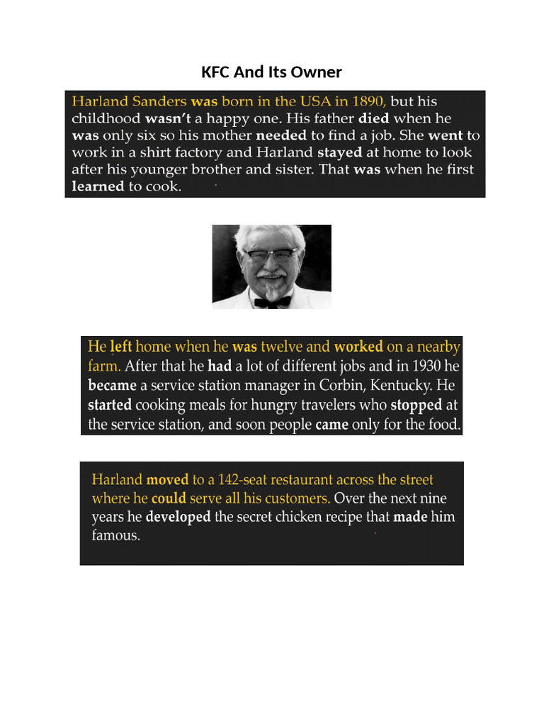 KFC and Its Owner | PDF