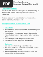 Economics Flashcards - Circular Flow Model | PDF | Economic Equilibrium ...