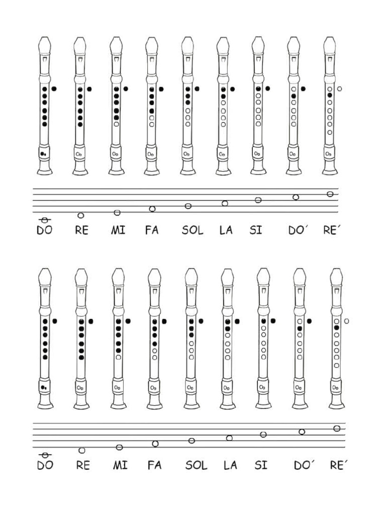 Notas de La Flauta | PDF