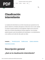 Qué es la marcha claudicante | PDF | Presión sanguínea | Artería
