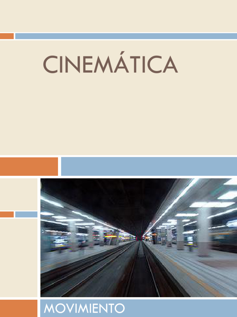 Cinemática | PDF | Aceleración | Velocidad