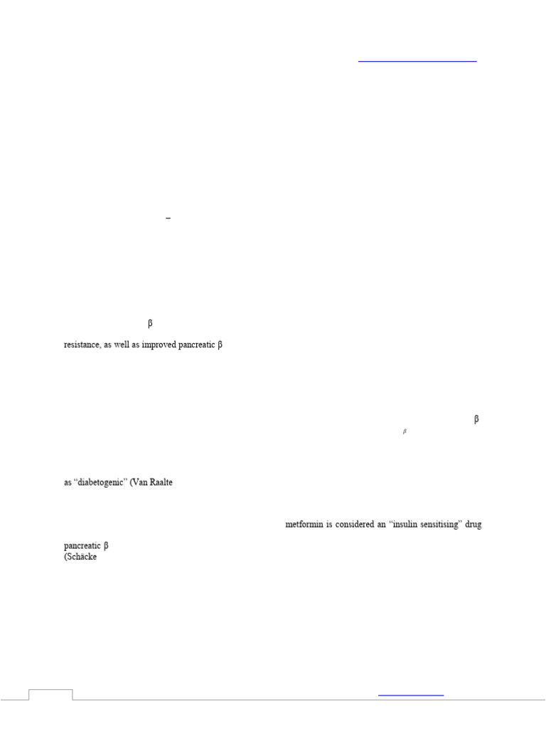 Metformin Reduces Insulin Resistance and The Tendency Toward ...