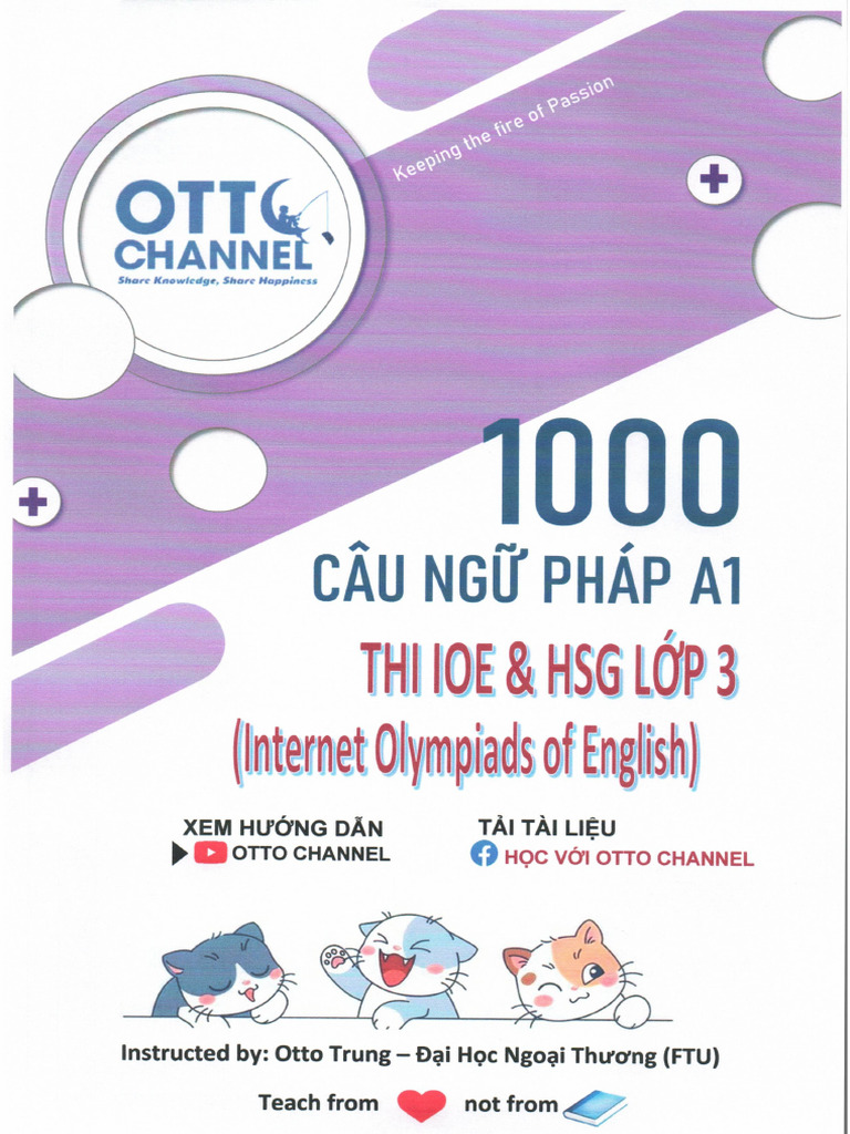 1000 Câu NG Pháp Ioe L P 3 & HSG L P 3 | PDF