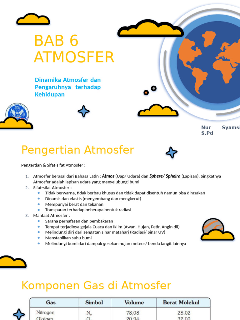 BAB 6 Atmosfer | PDF