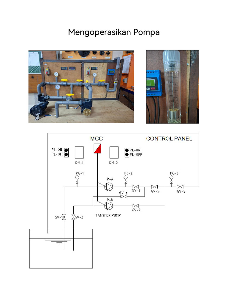 Mengoperasikan Pompa | PDF