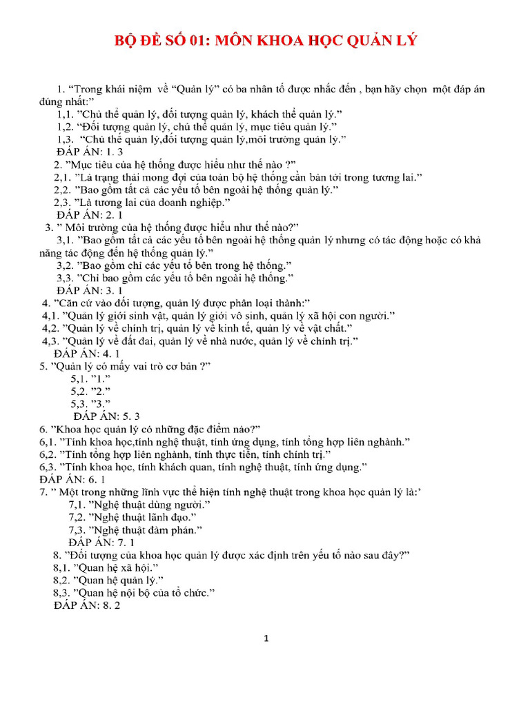 bộ đề khql | PDF